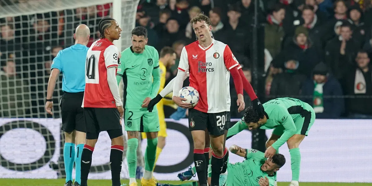 Feyenoord verder in de Europa League: Atlético boekt simpele zege in De Kuip