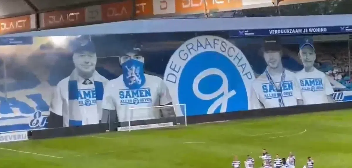 Heerlijke beelden! Sfeeractie van De Graafschap is al Eredivisiewaardig